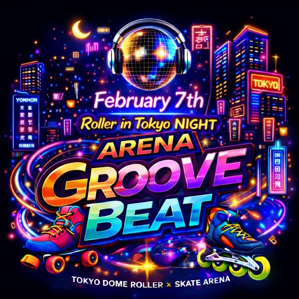 【終了しました】【2月7日(土)】ARENA GROOVE BEAT ～Roller in Tokyo Night～ 開催| 東京ドーム ...